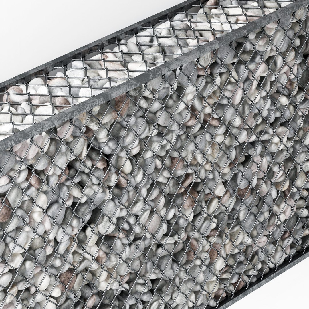 Pebble Gabion 3D Model - TurboSquid 1525979