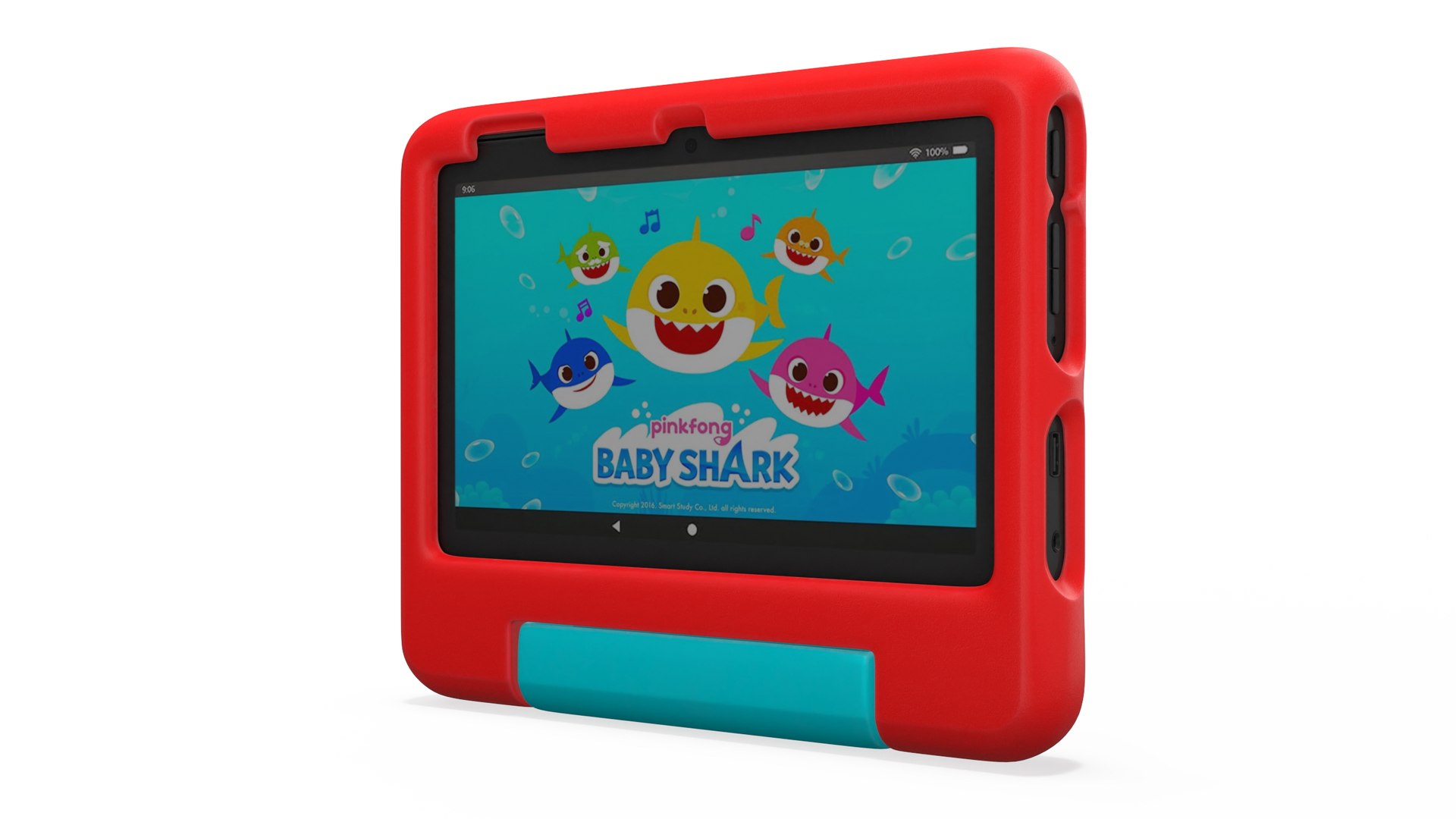 Tablet for Kids Amazon Fire 7 Red 3D model - TurboSquid 2121411