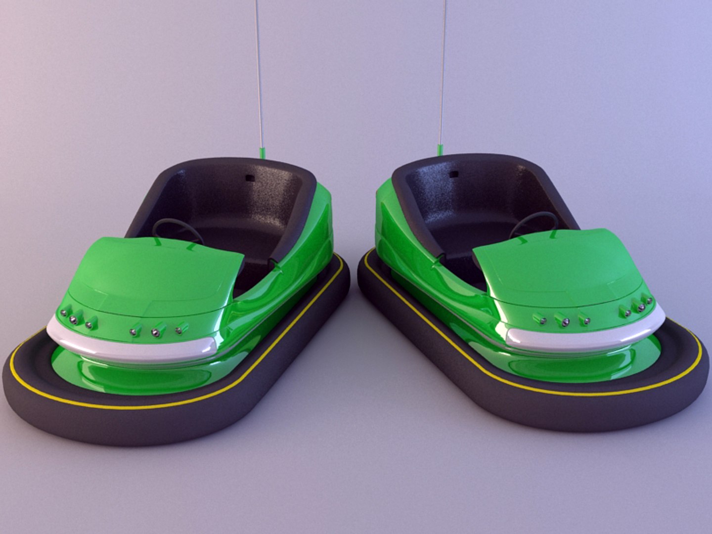 Bumper Cars V2 3d Model