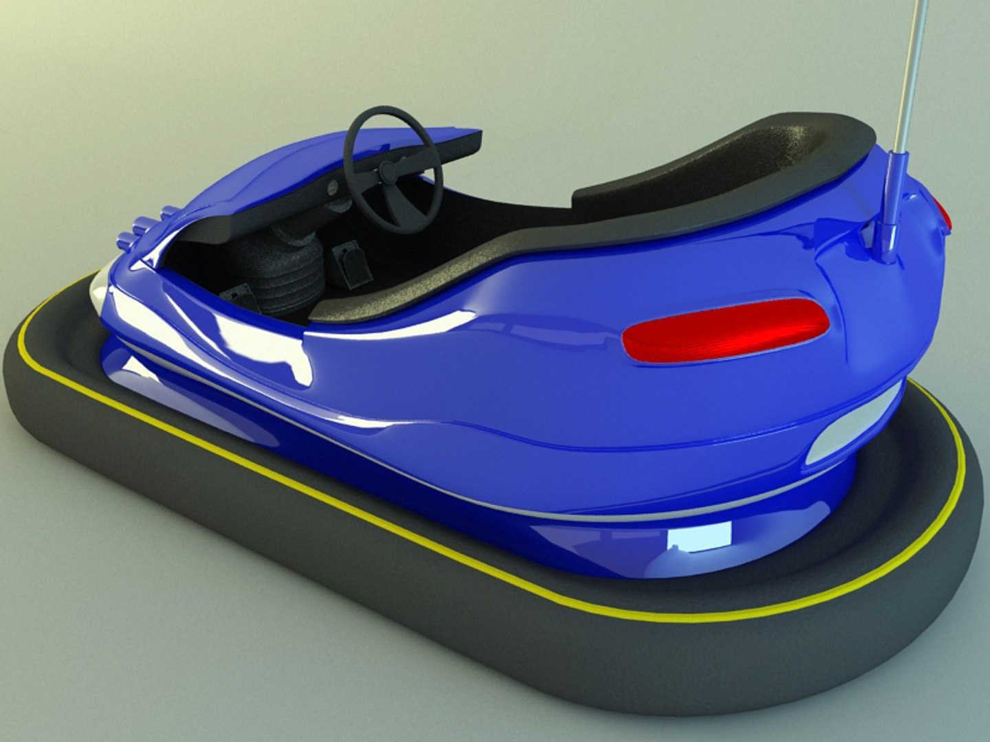 Bumper Cars V2 3d Model