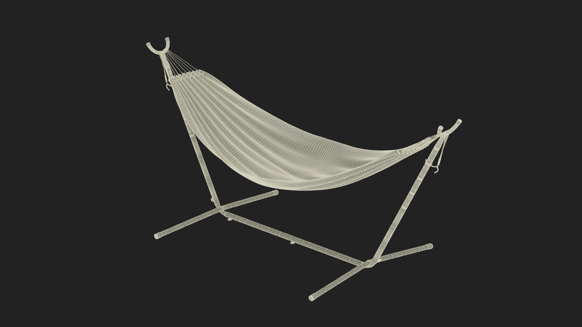 3D Base Of Hammock Model - TurboSquid 2273095