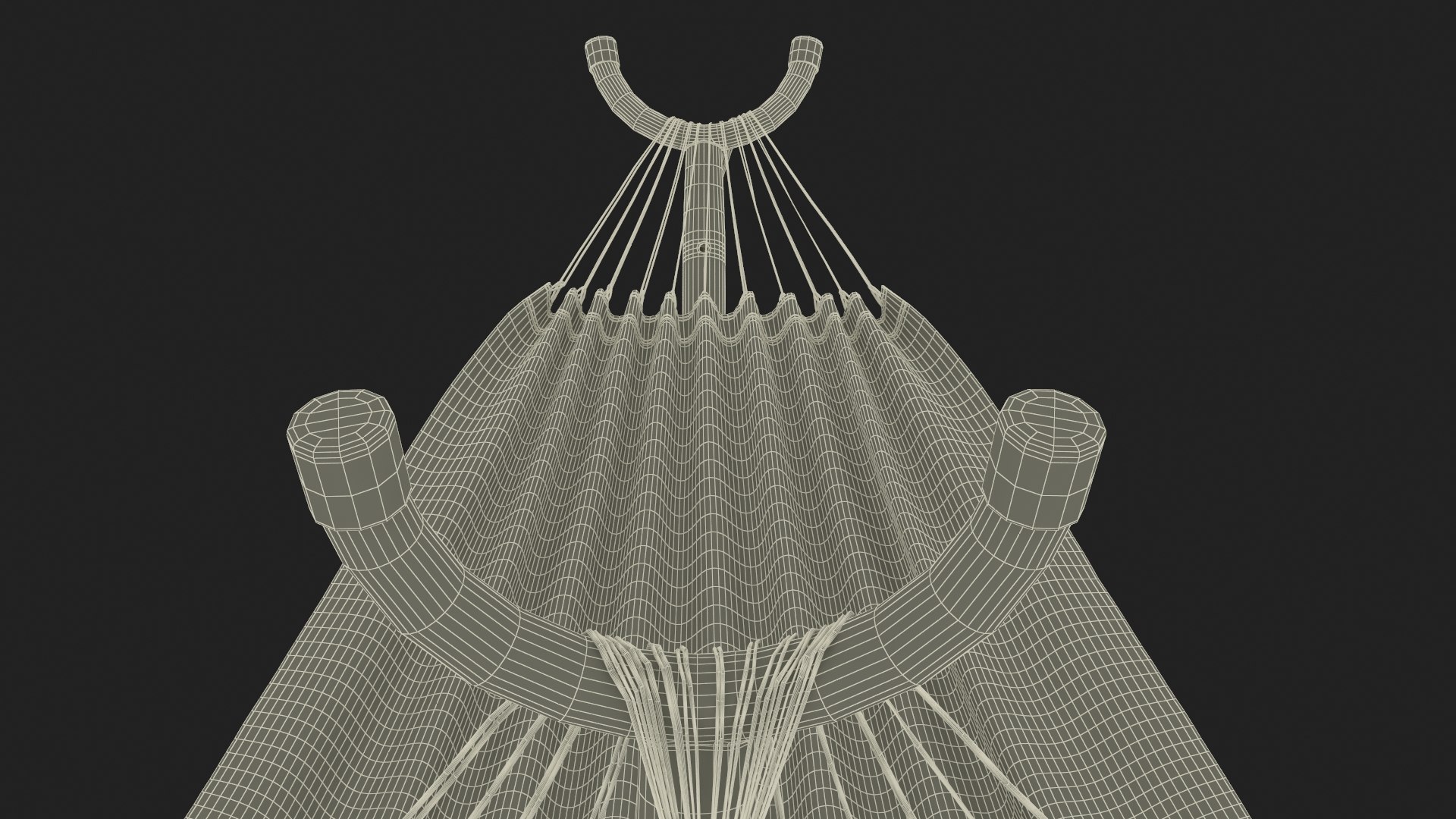 3D Base Of Hammock Model - TurboSquid 2273095