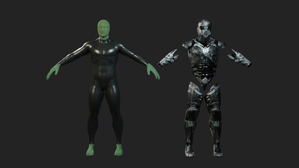 Low-Poly Alien Warrior 3D model - TurboSquid 1721163