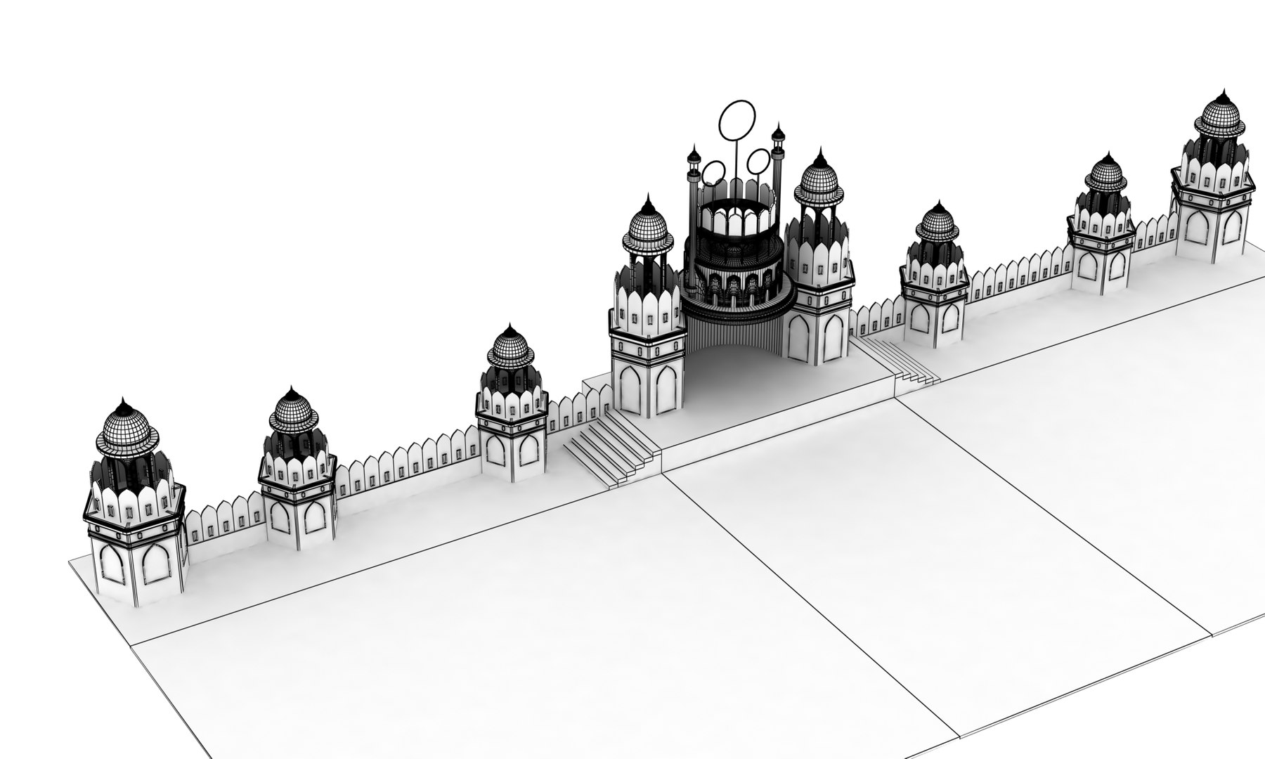 3D Castle Intro Model - TurboSquid 1656969