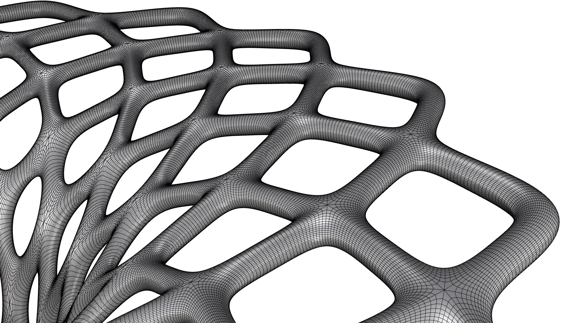 Floral Diamond Column Model - TurboSquid 2340569