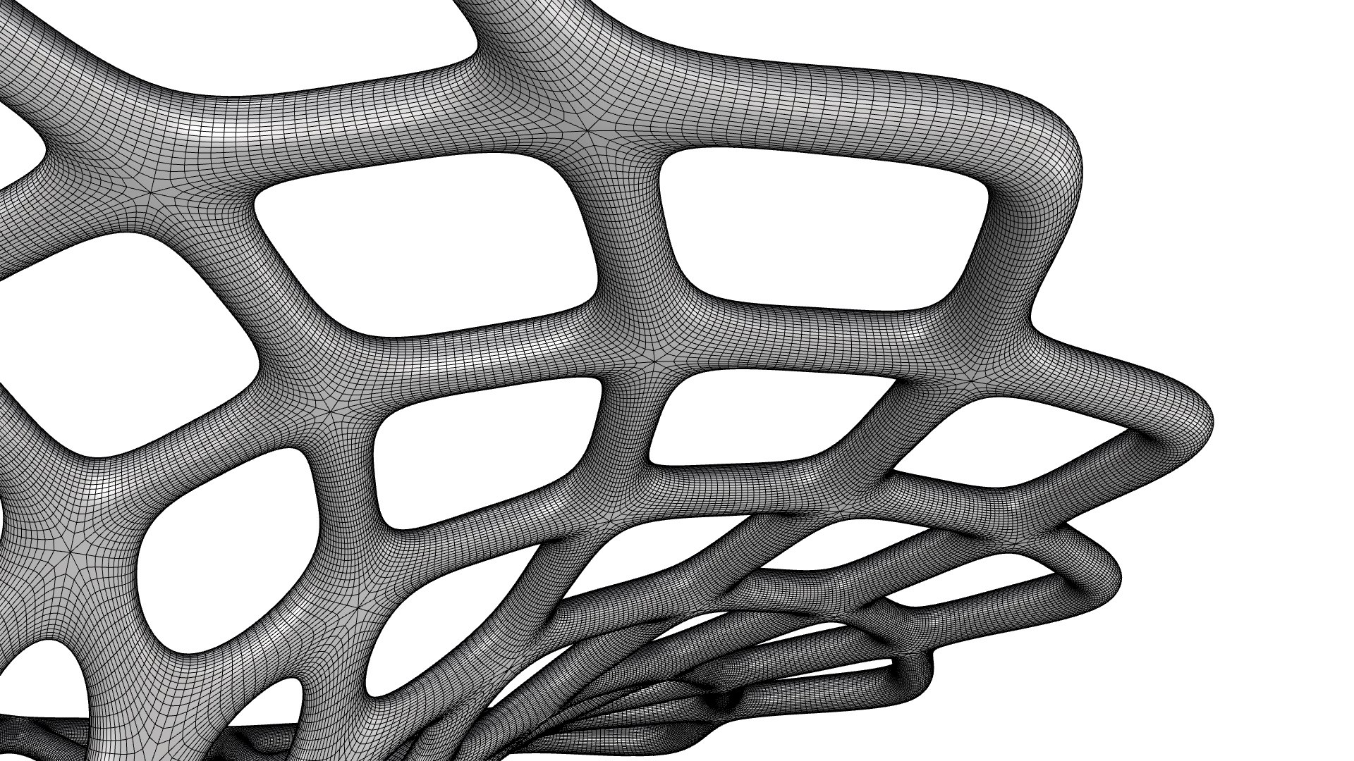 Floral Diamond Column Model - TurboSquid 2340569