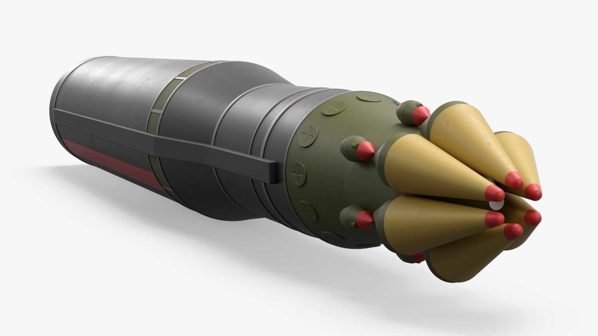 RS-26 Rubezh Multiple Warhead Missile 3D - TurboSquid 2412775