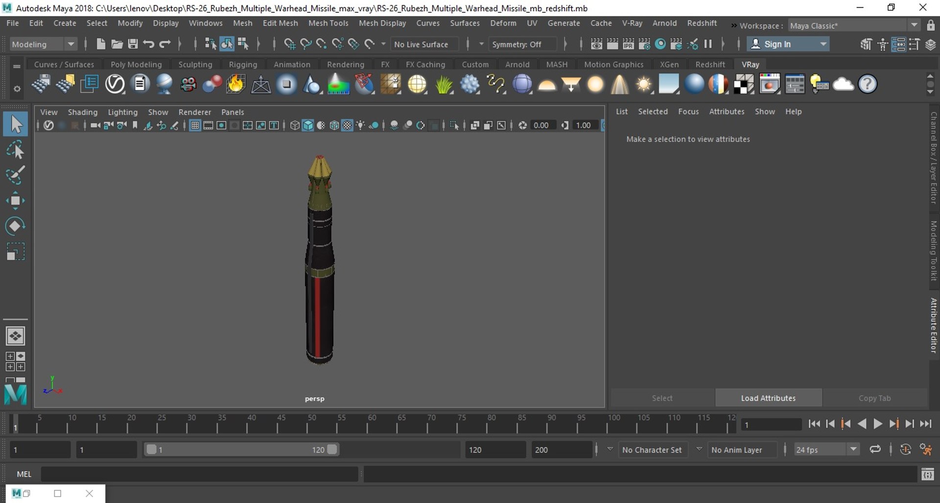 RS-26 Rubezh Multiple Warhead Missile 3D - TurboSquid 2412775