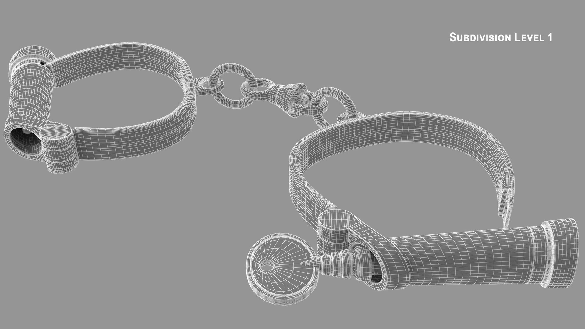 Handcuffs Hand Model - TurboSquid 1454713