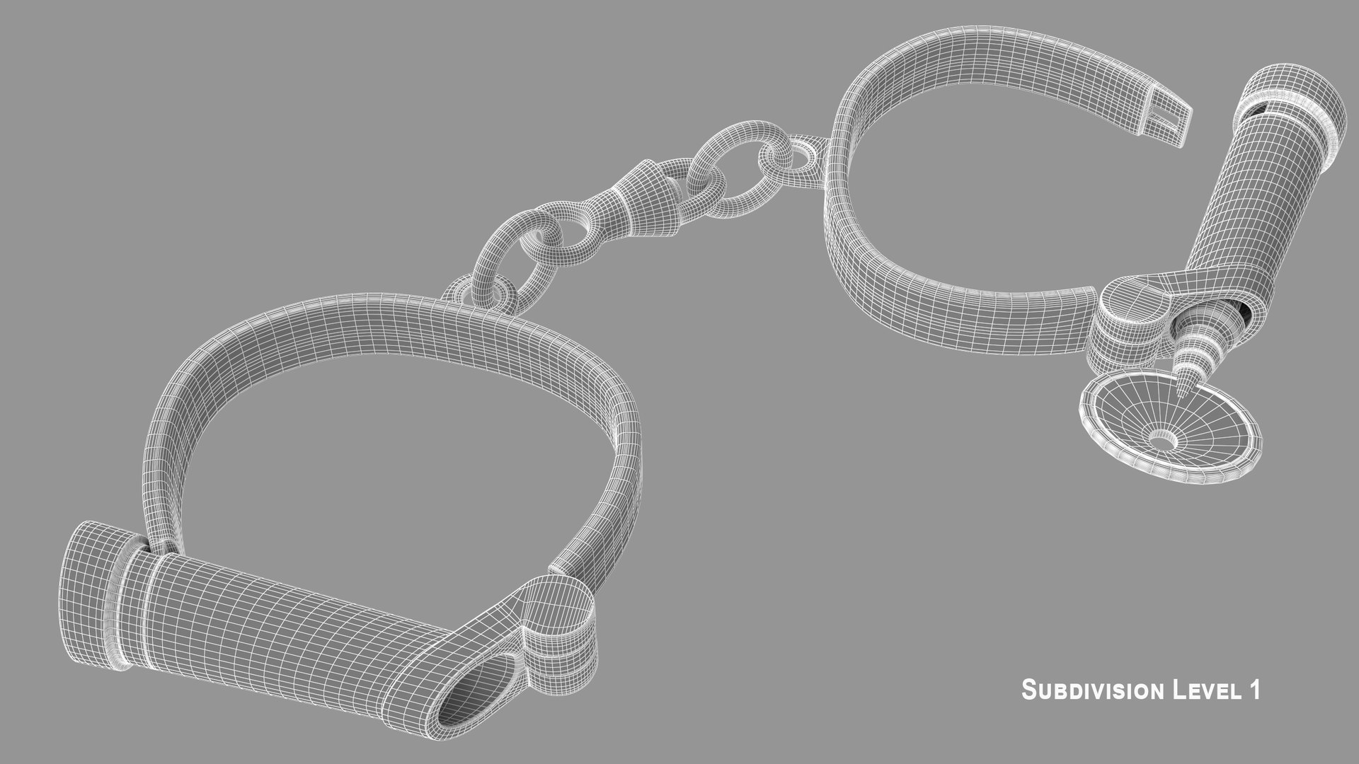 Handcuffs Hand Model - TurboSquid 1454713