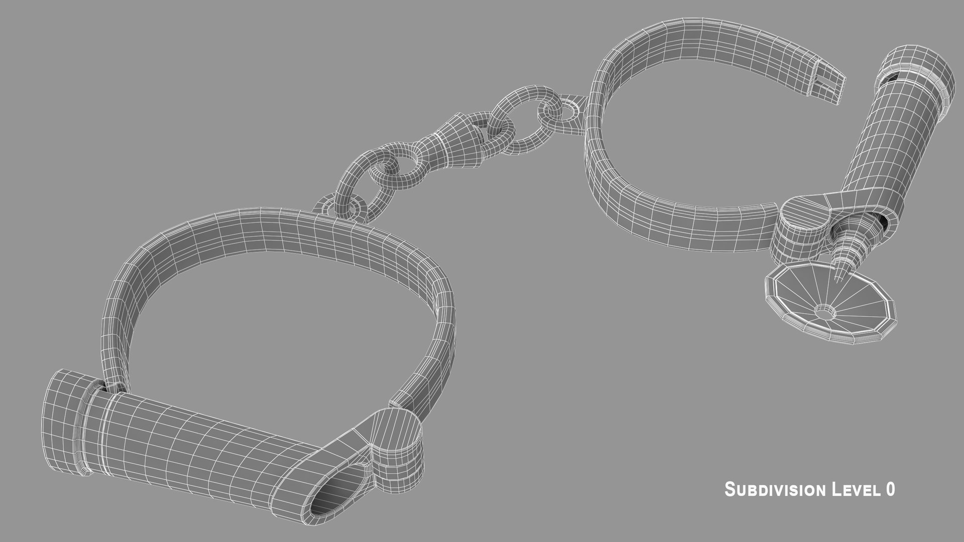 Handcuffs Hand Model - TurboSquid 1454713