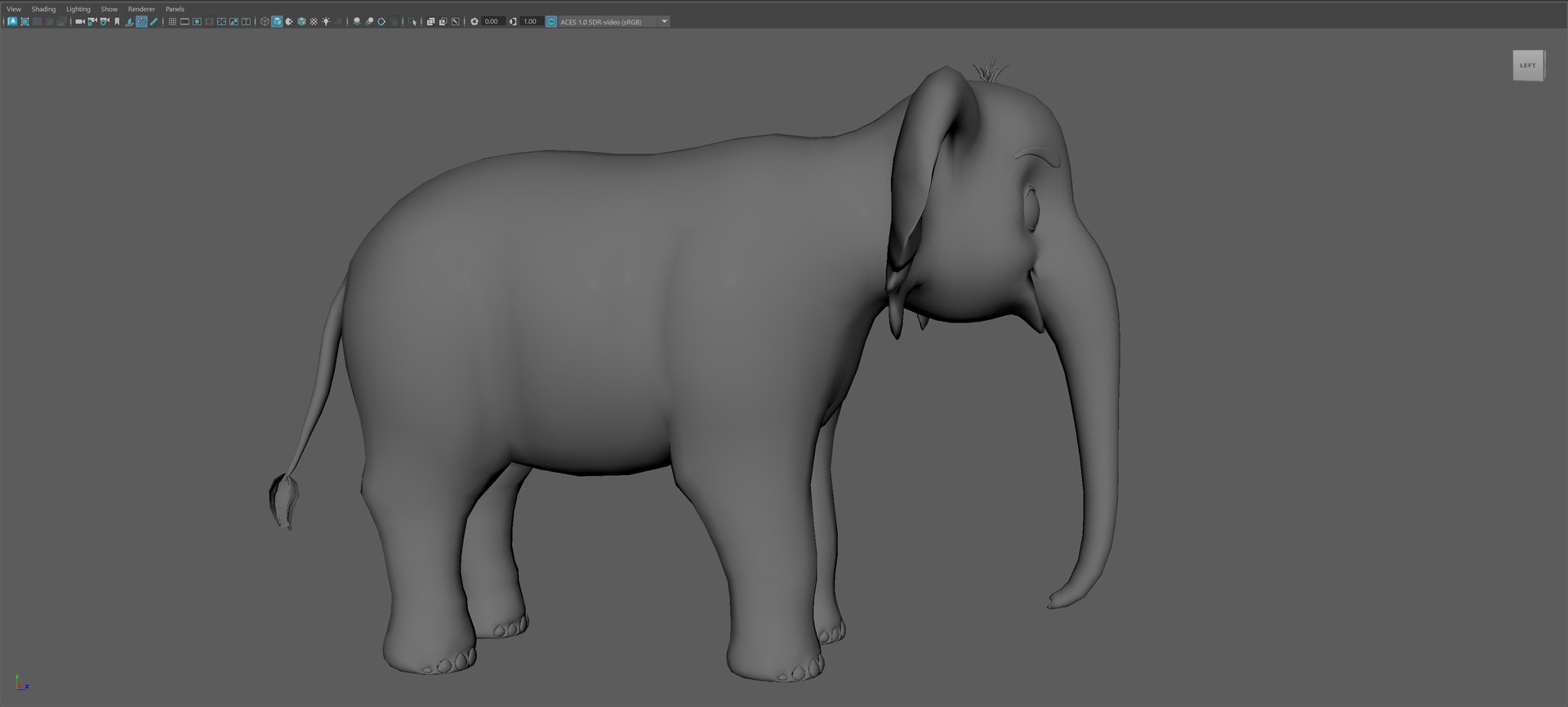 Cartoon Elephant - MAYA Rigged And Blender Rigged Model - TurboSquid ...