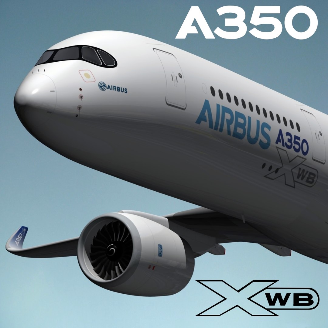 3d model airbus a350-900 xwb