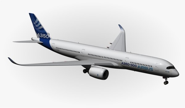 3d model airbus a350-900 xwb