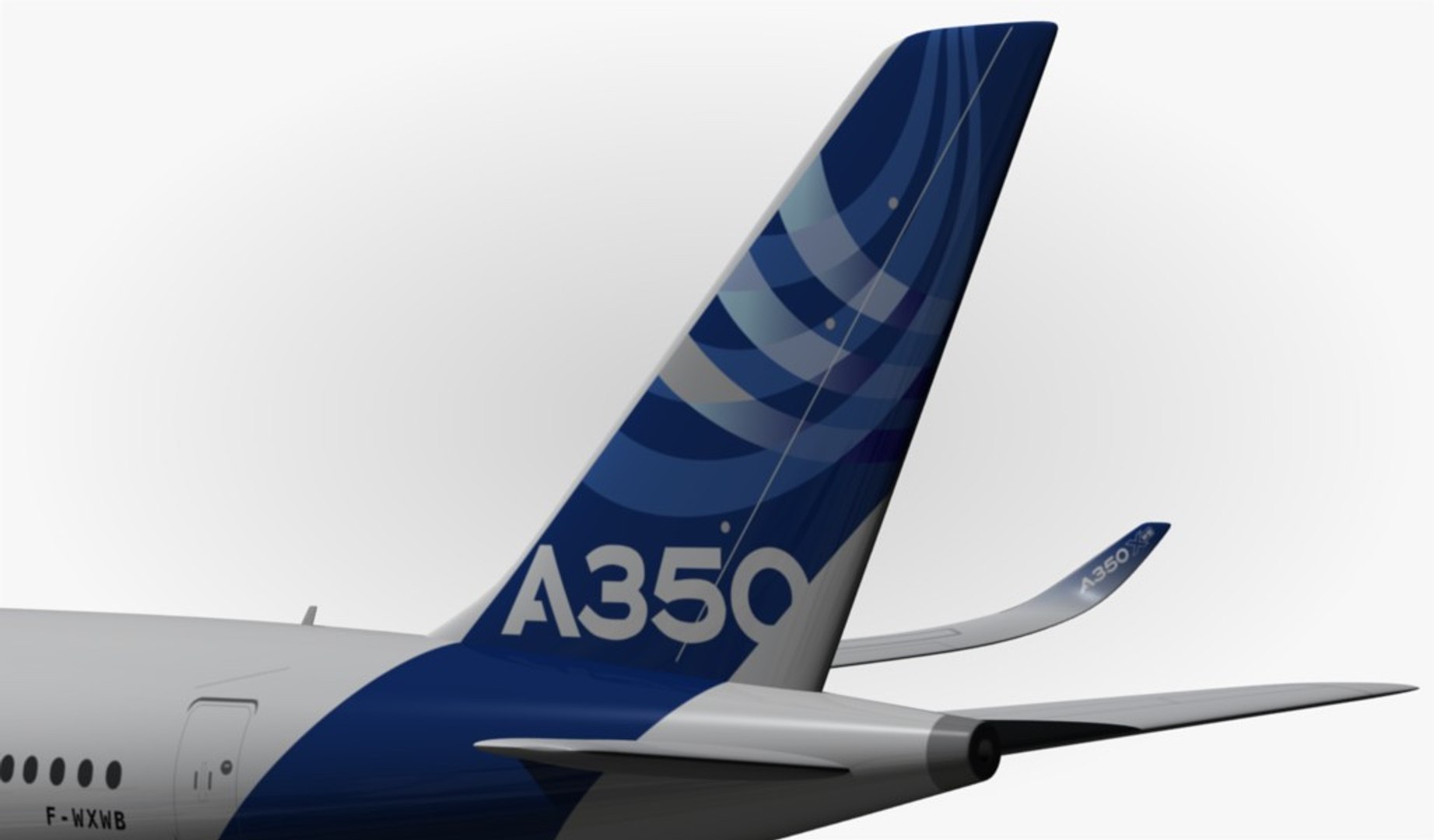 3d Model Airbus A350-900 Xwb