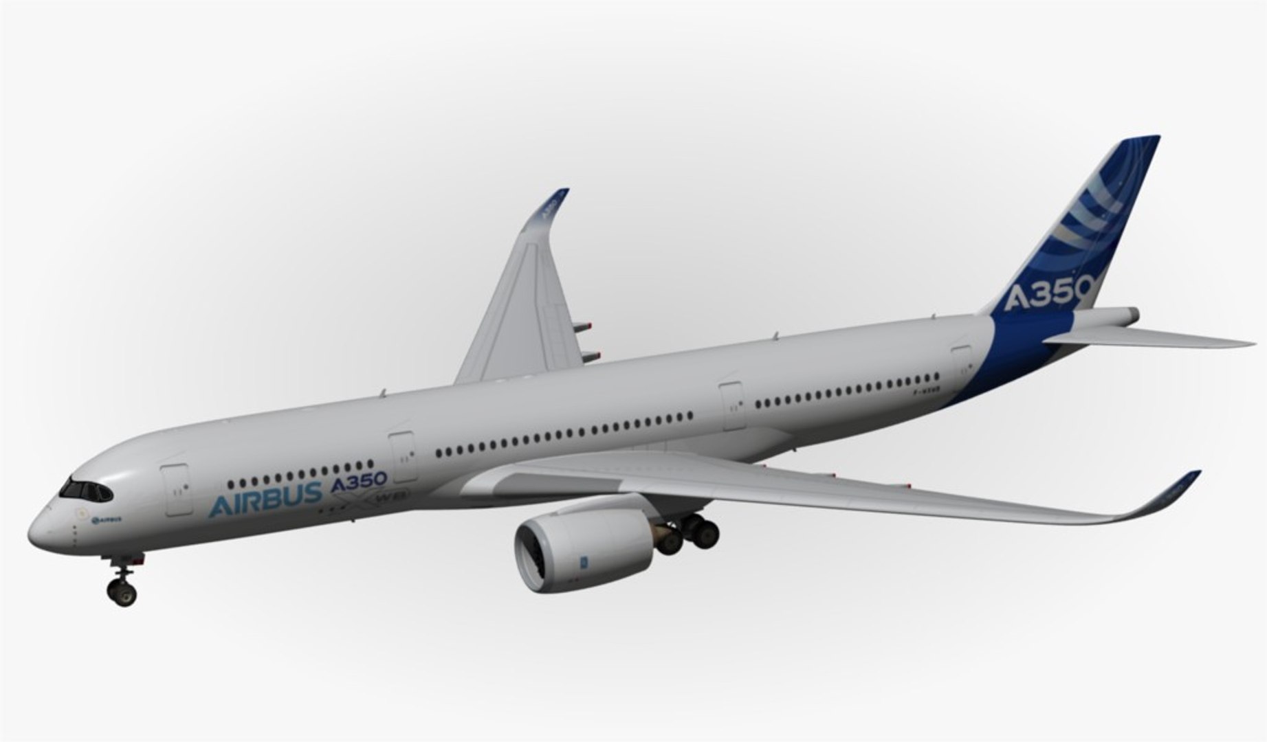3d Model Airbus A350-900 Xwb