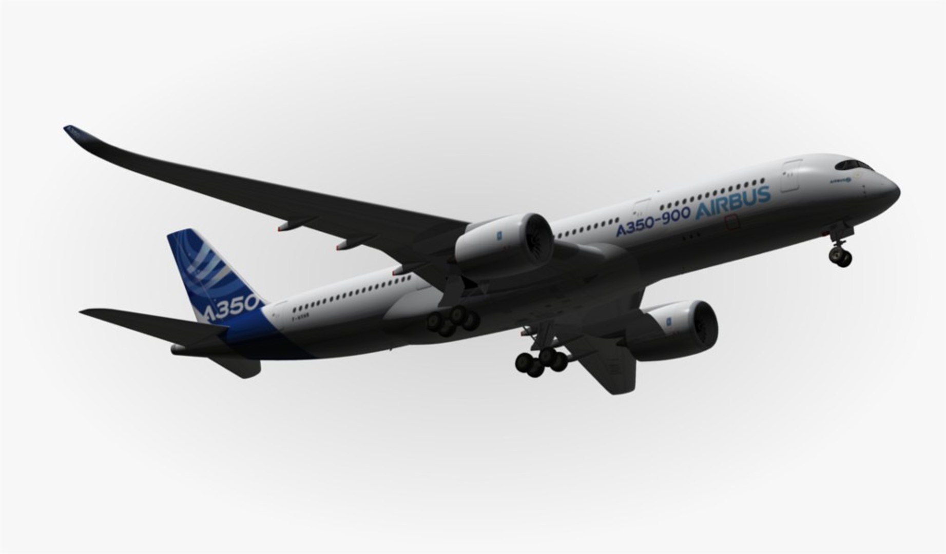 3d Model Airbus A350-900 Xwb