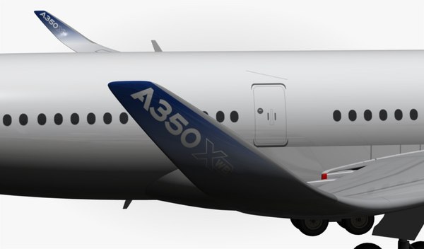 3d model airbus a350-900 xwb