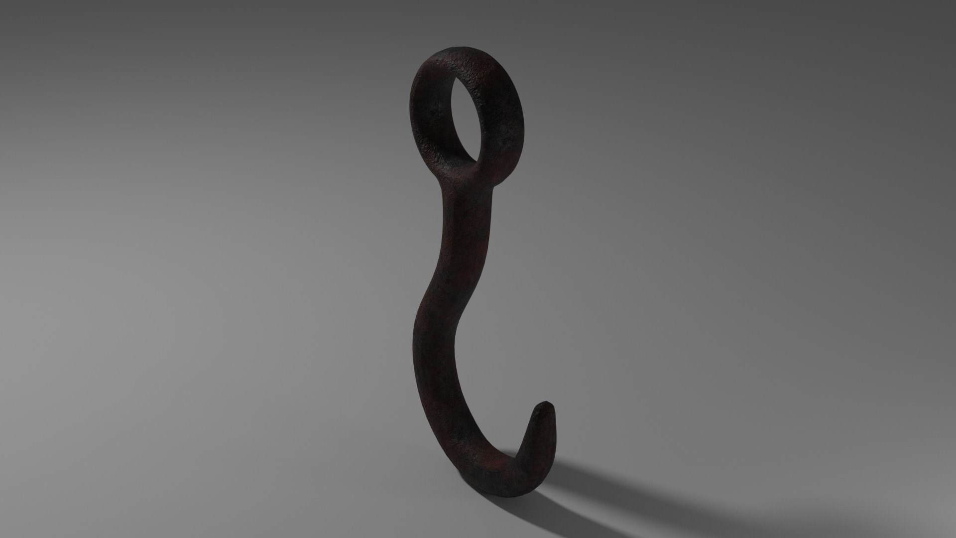 3D Hook Rusty Model - TurboSquid 1763296