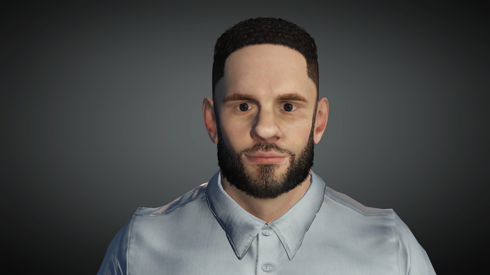 Realistic Bearded Man Fred 3D model - TurboSquid 2015566