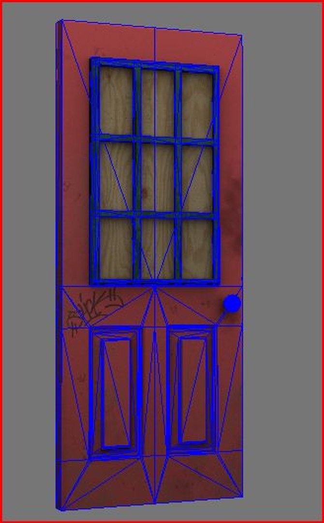 Metal Door 3d Obj