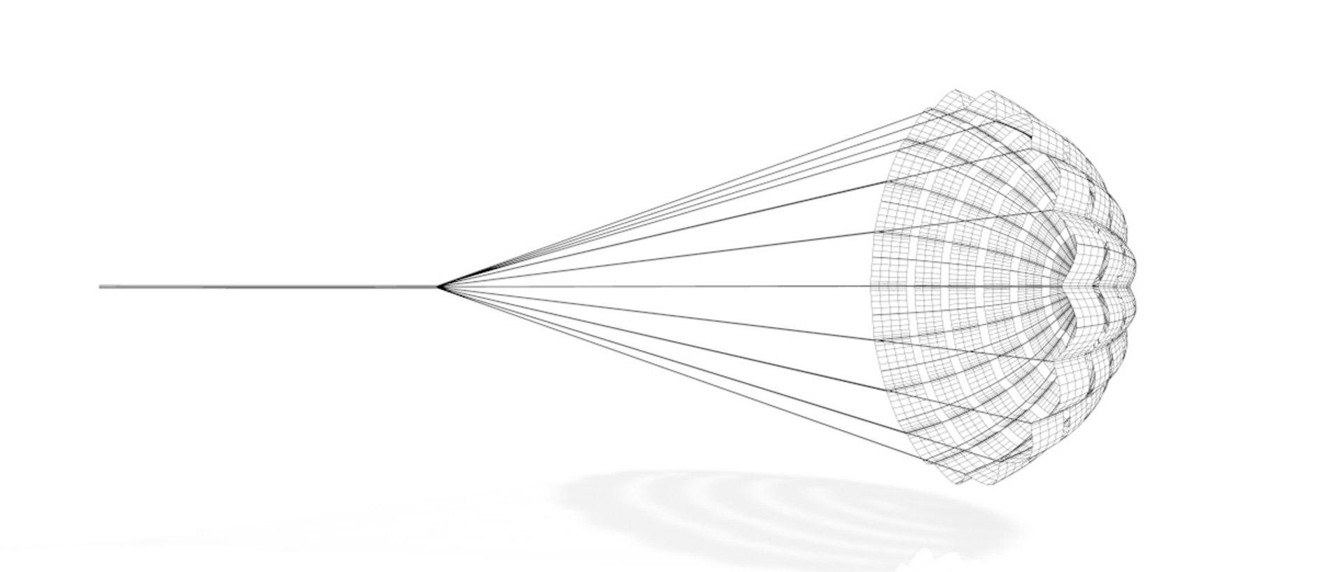 Parachute Brake Model - TurboSquid 1541469