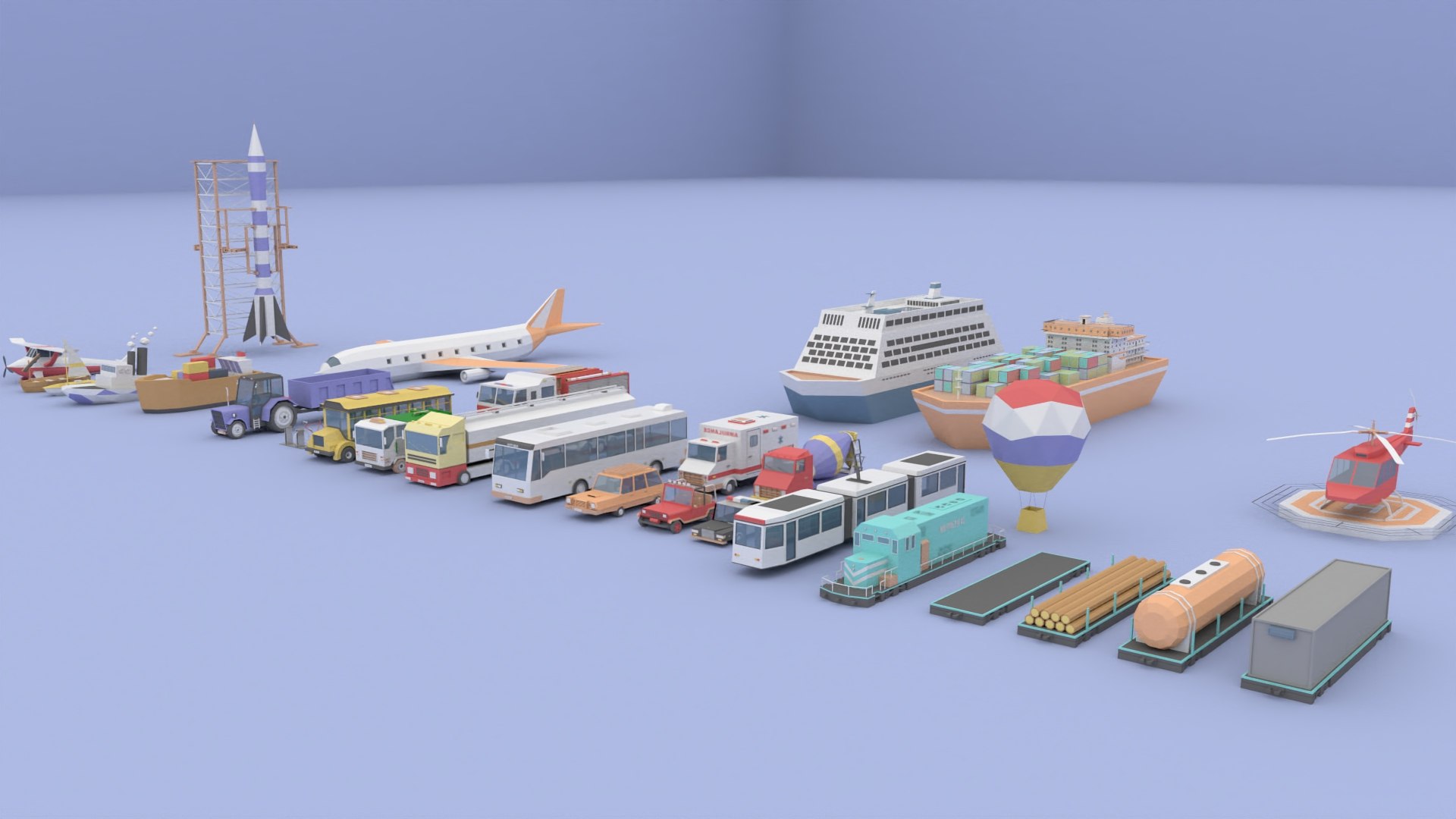 City Pack 3D Model - TurboSquid 1620392