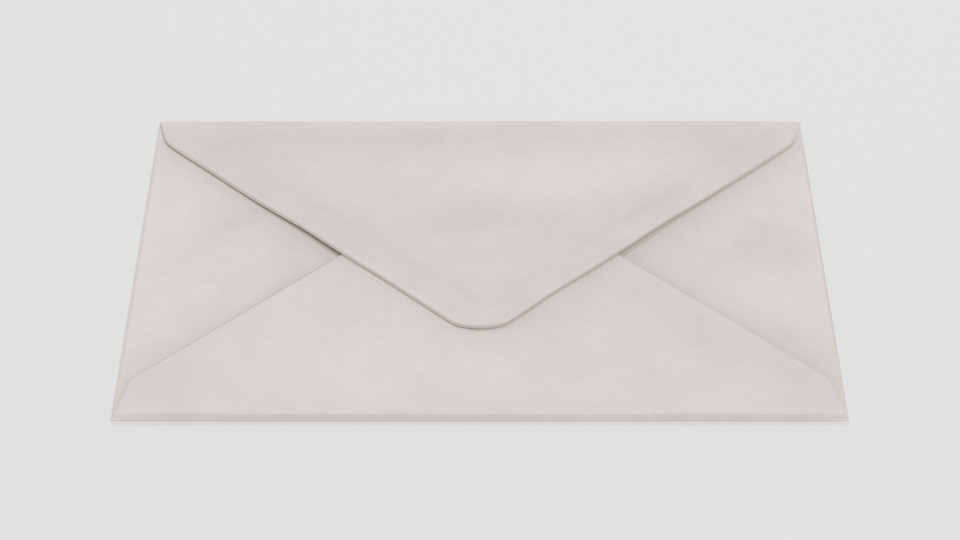 3D Envelope Paper Office Model - TurboSquid 1692289