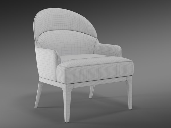 3D tirolo aston lounge chair model - TurboSquid 1660151