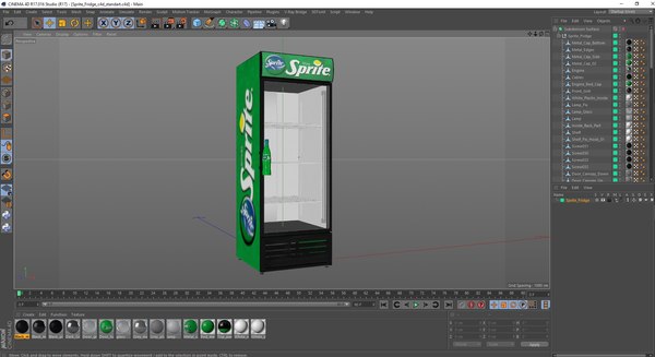 modelo 3d Frigorífico Sprite - TurboSquid 2146968