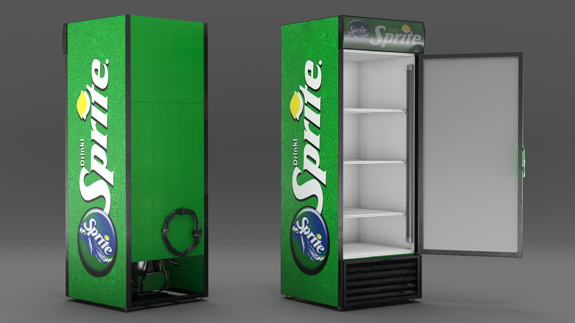 3D Model Sprite Fridge - TurboSquid 2146968