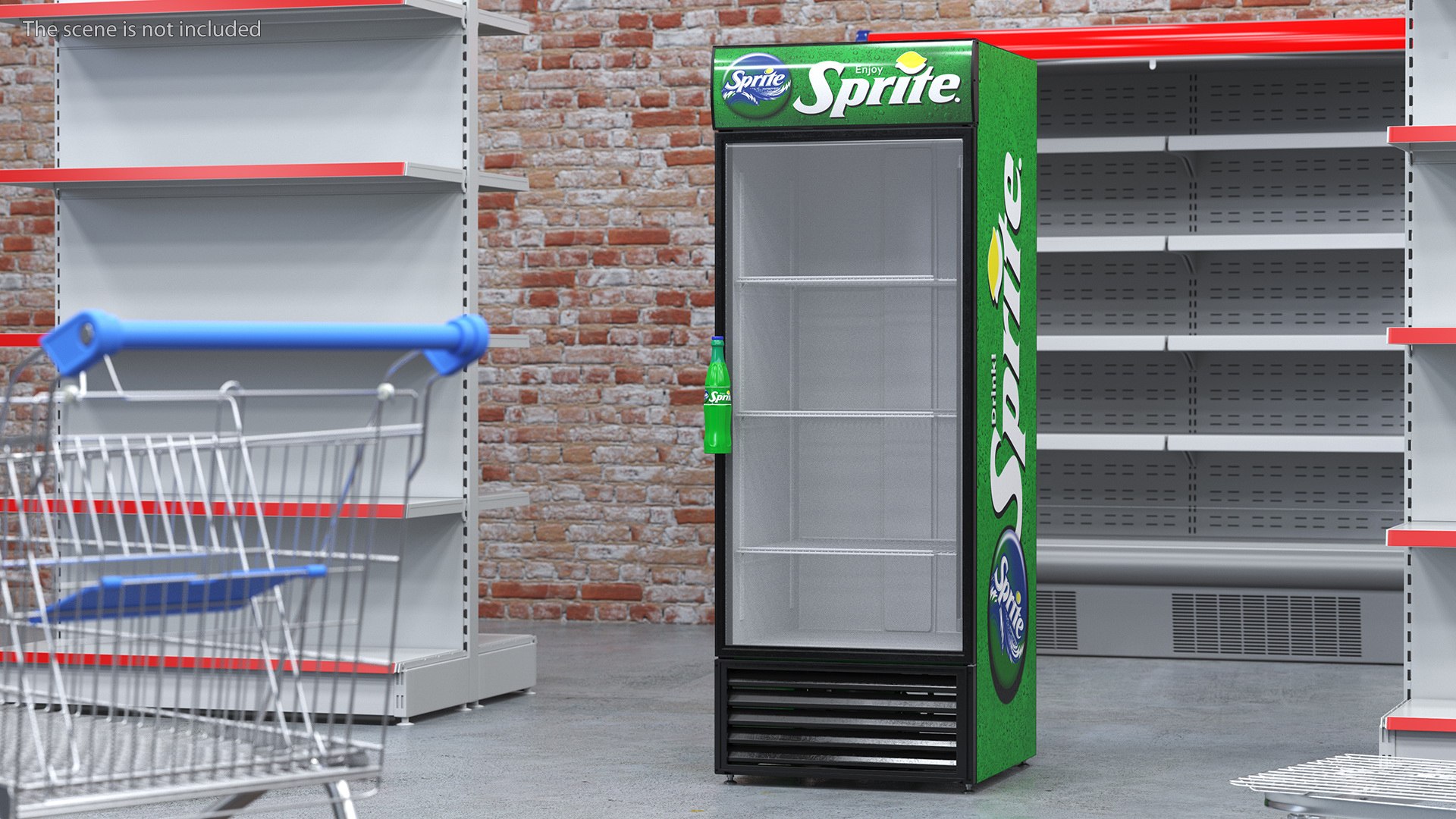 3D Model Sprite Fridge - TurboSquid 2146968