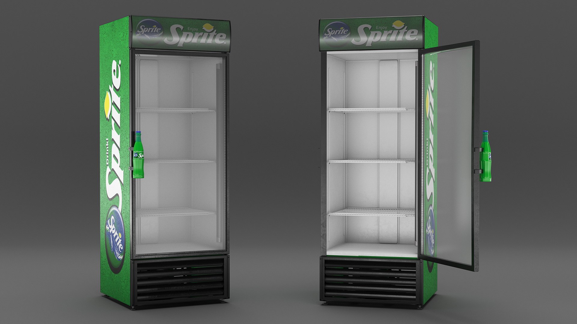 3D Model Sprite Fridge - TurboSquid 2146968