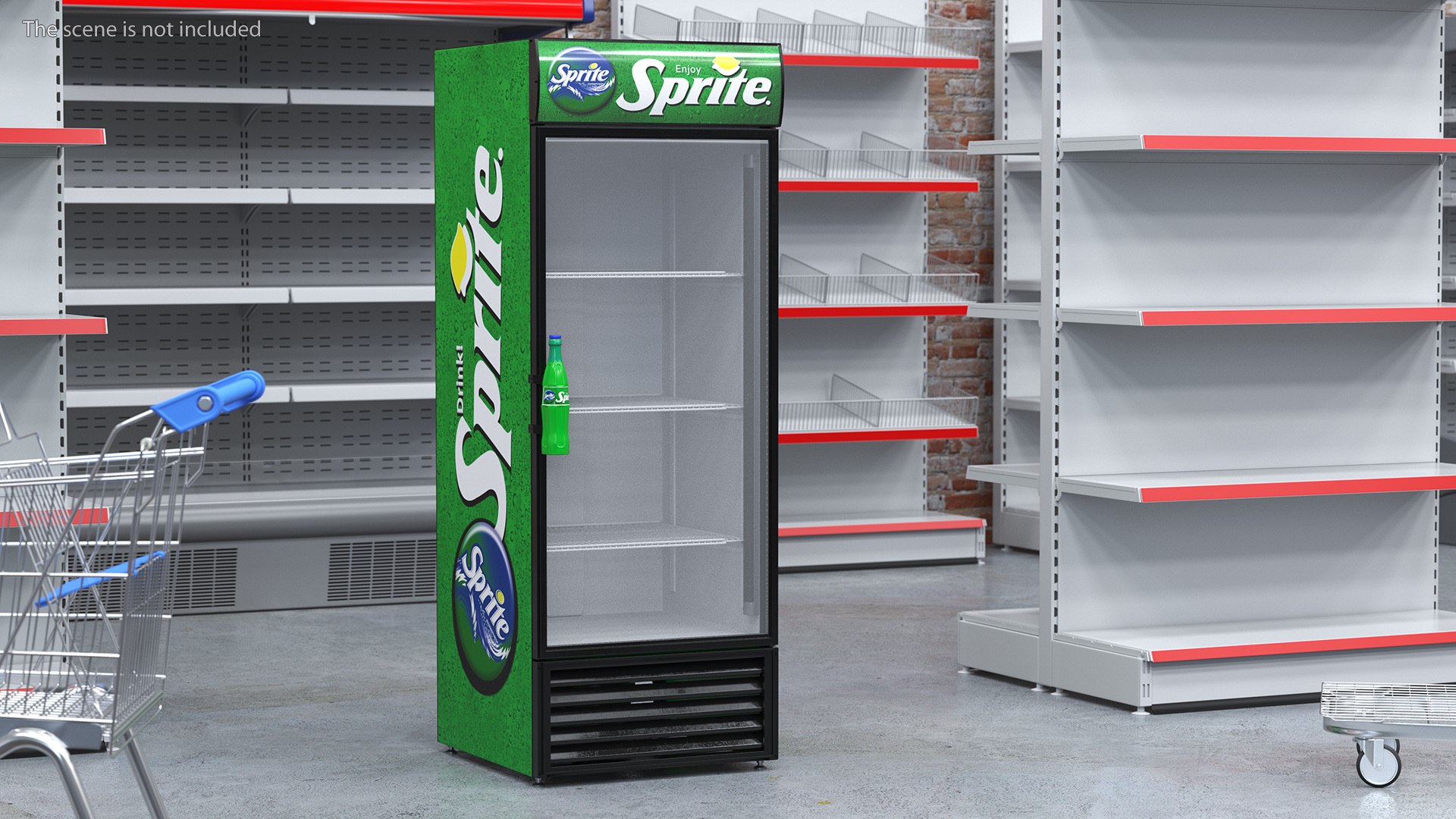 3D Model Sprite Fridge - TurboSquid 2146968