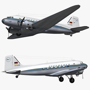 Douglas DC-3 3D Models for Download | TurboSquid