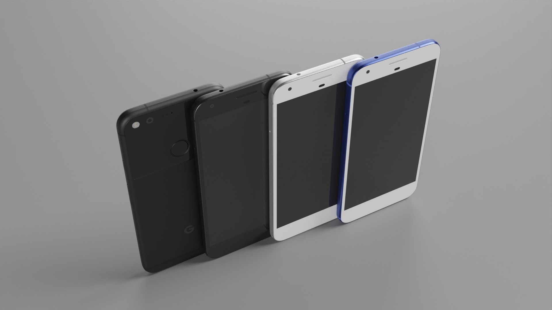 3D Google Pixel XL 1st generation All Colors - TurboSquid 2061669