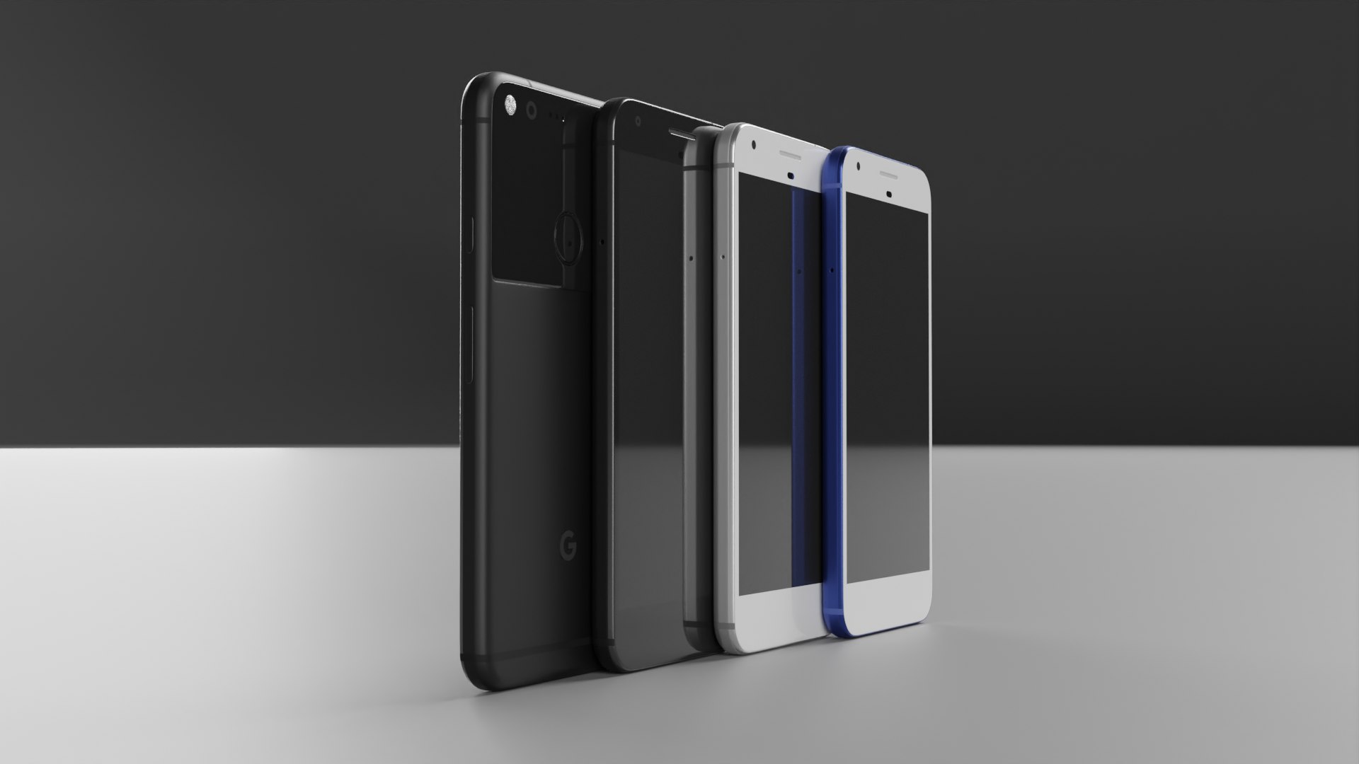 3D Google Pixel XL 1st generation All Colors - TurboSquid 2061669