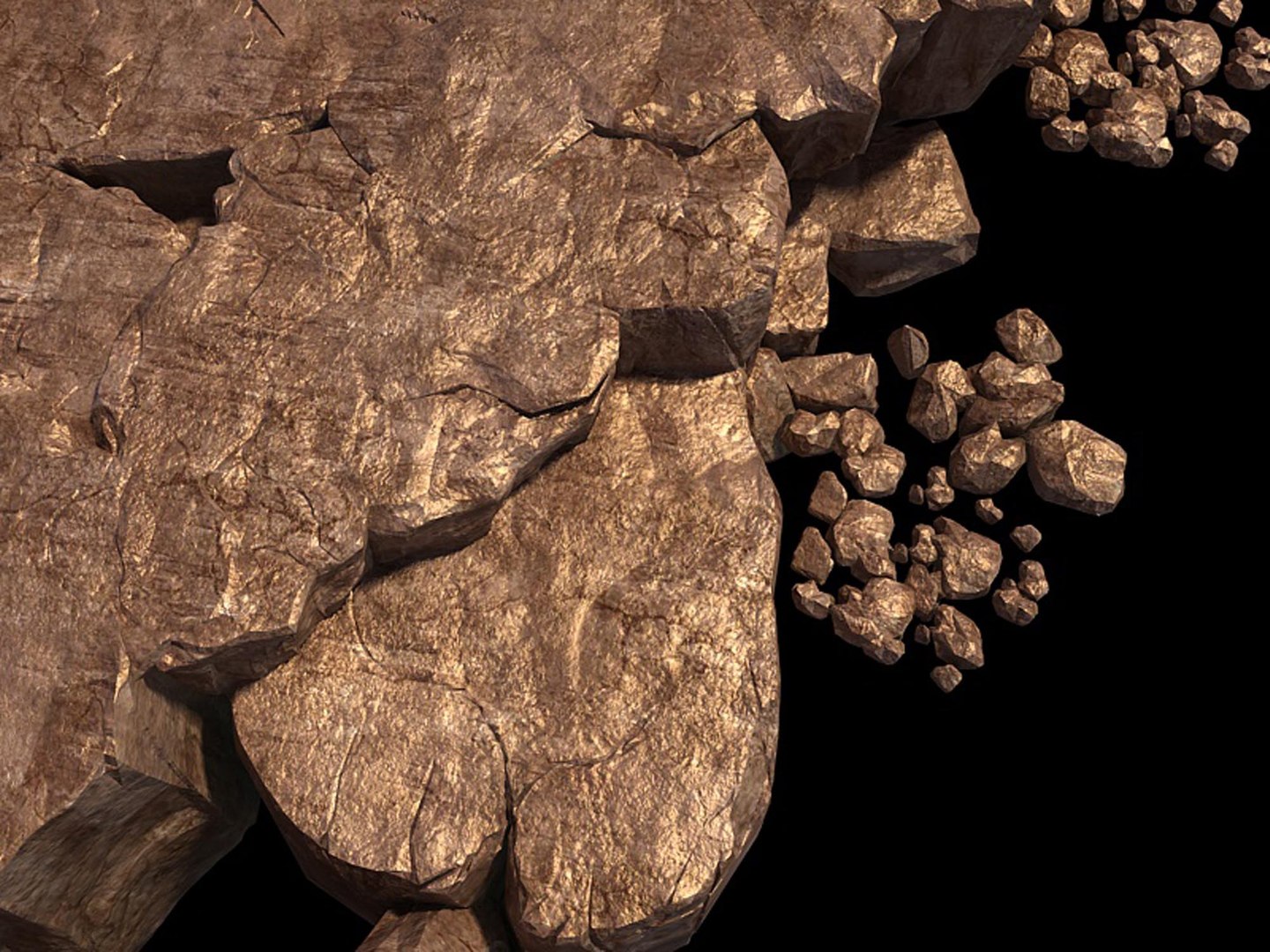 3D Landscape Nature Rock - TurboSquid 1666341