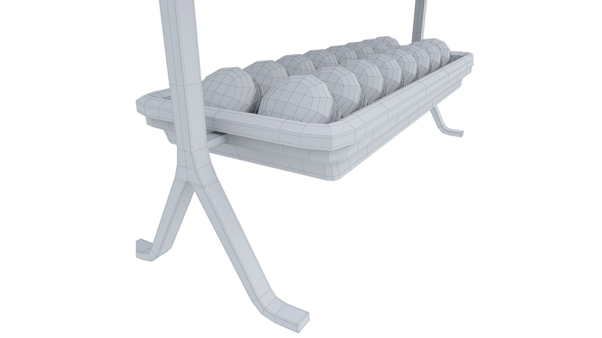 3D Chocolate cookie and macaroon stand - TurboSquid 1970025