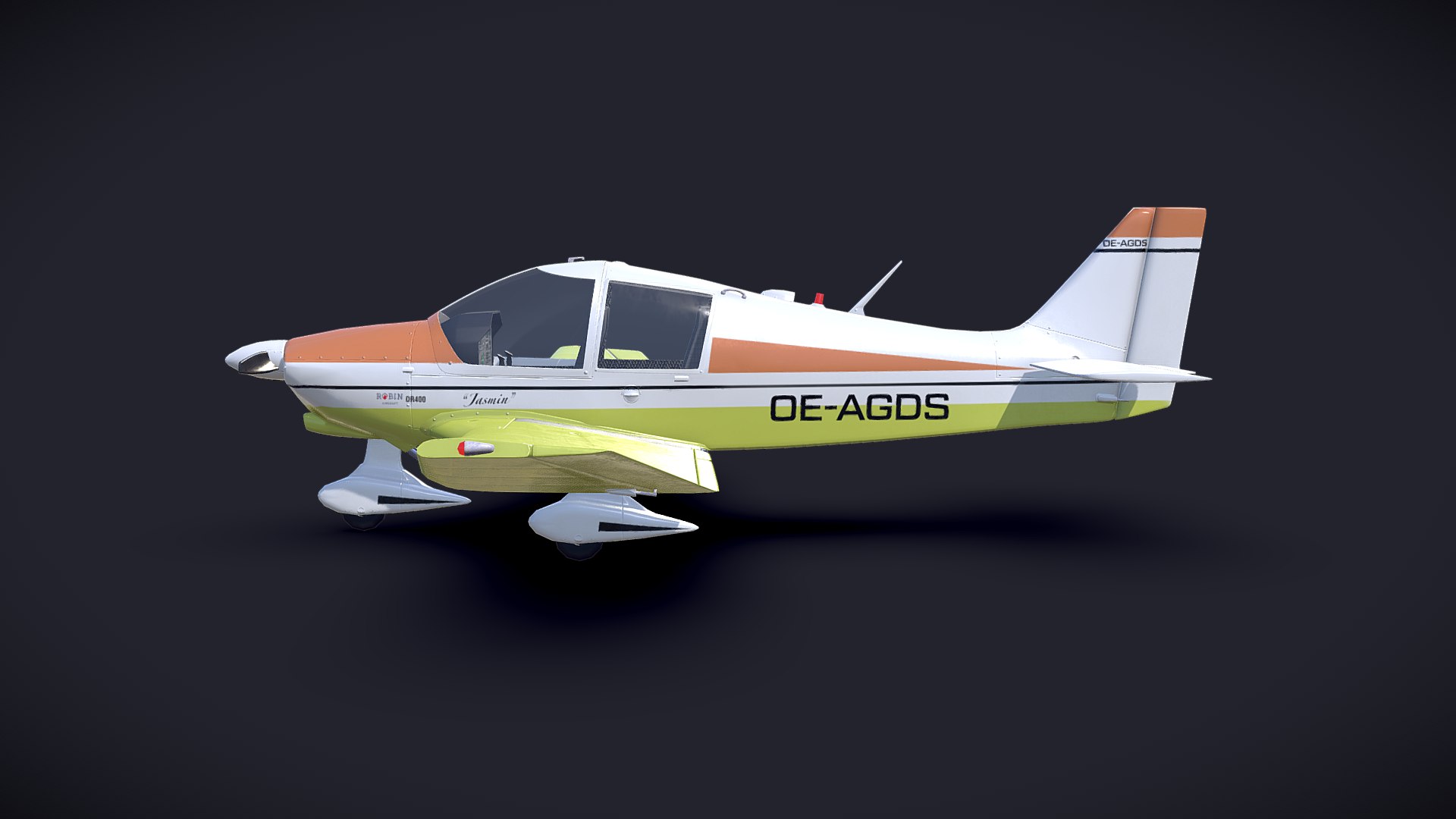 3D Robin Dr 400 - Civil Aircraft Model - TurboSquid 2243914