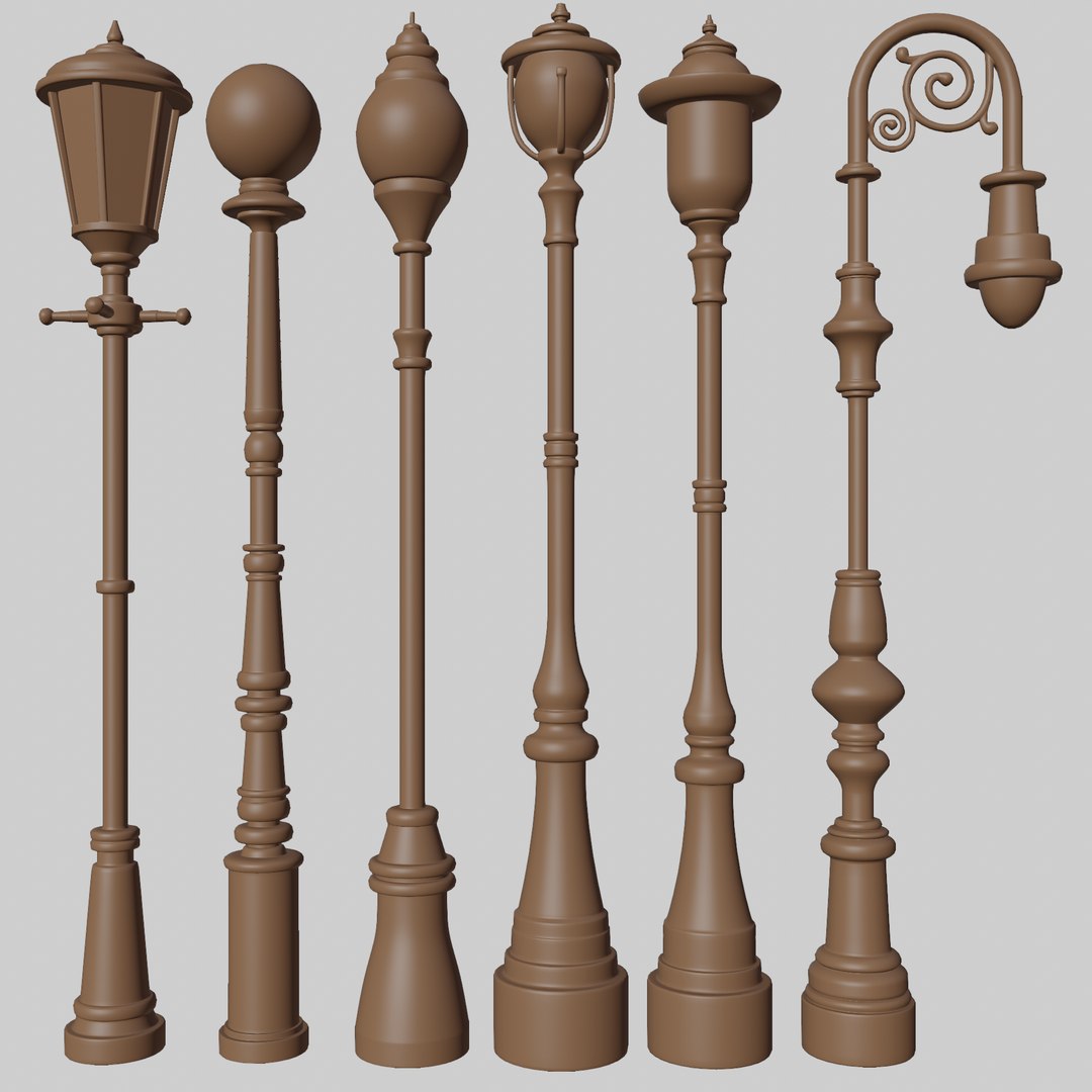 Street Lamp Vintage 3D Model - TurboSquid 2026550