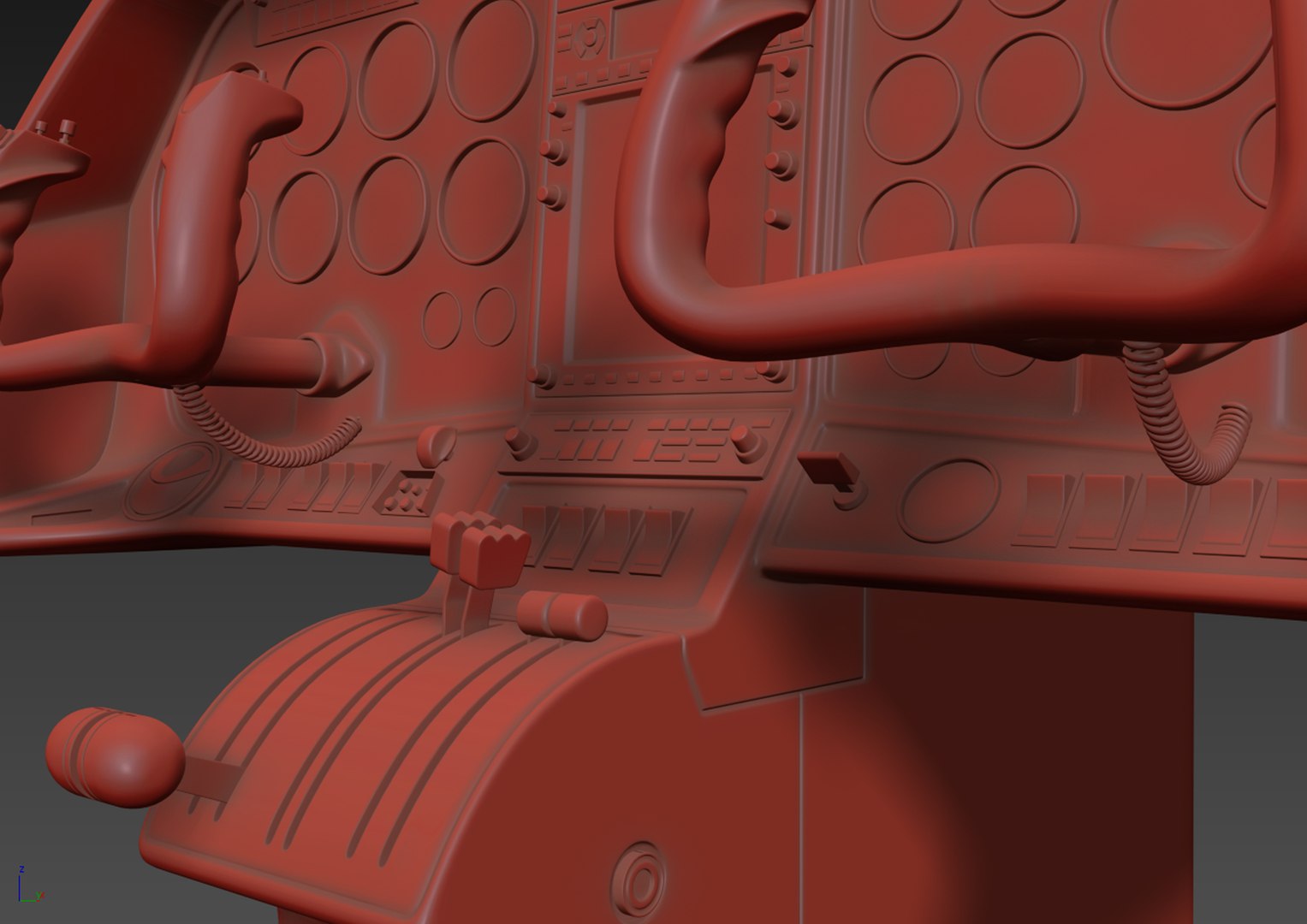 3D Aircraft Control Panel 3 Model - TurboSquid 1845815