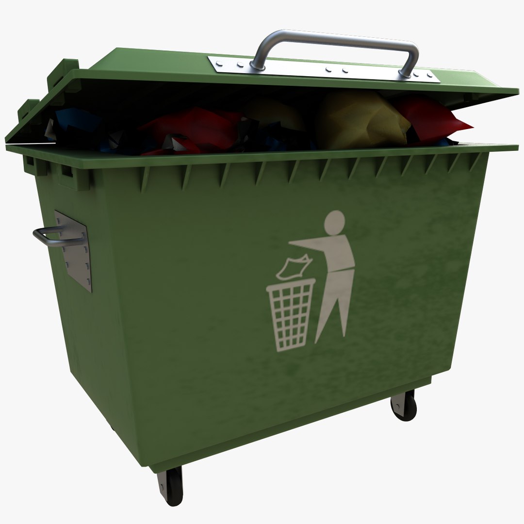 Garbage Container 3d Model