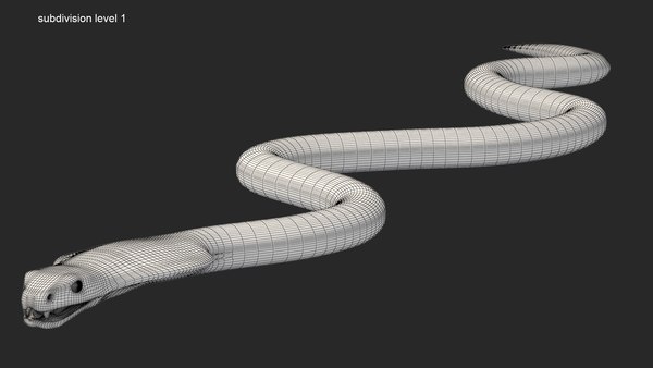 cobra snake 3d max