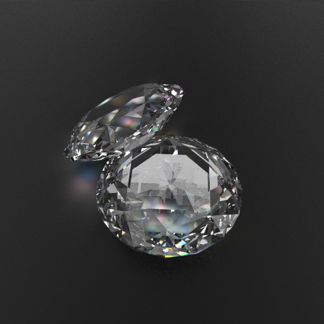 Cutted Gems 3d Obj