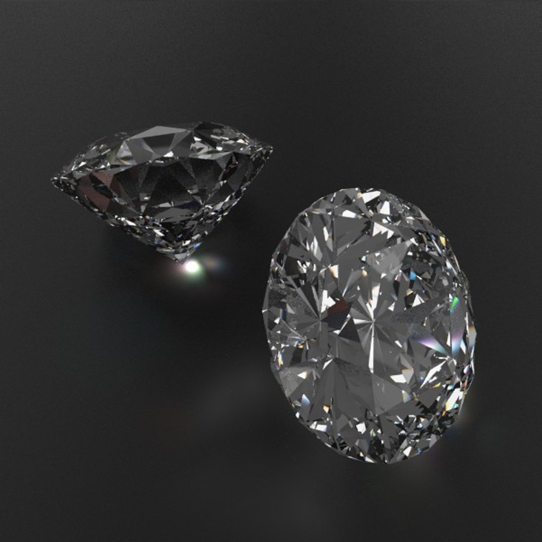 Cutted Gems 3d Obj