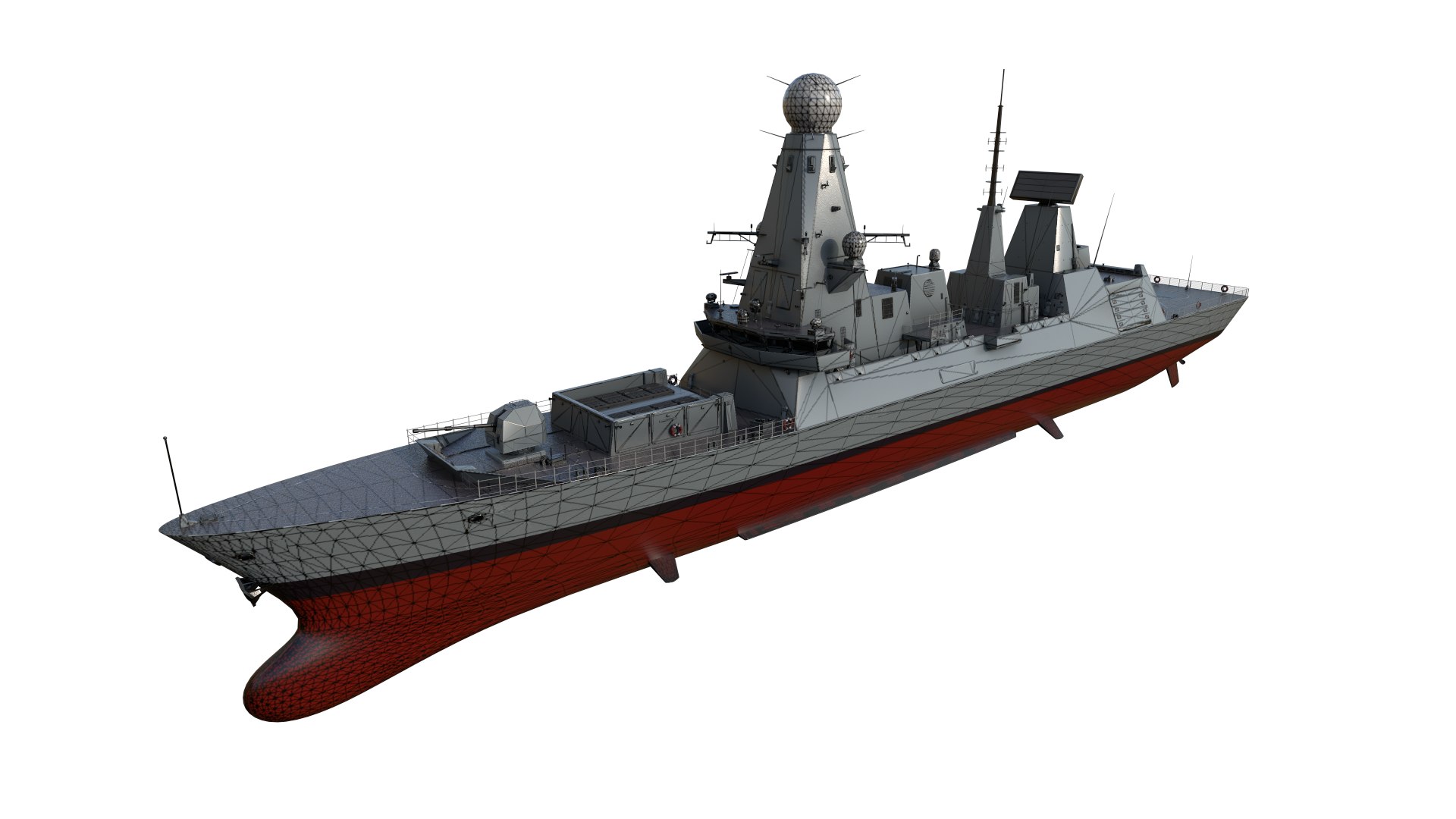 3D Type 45 - TurboSquid 2200303