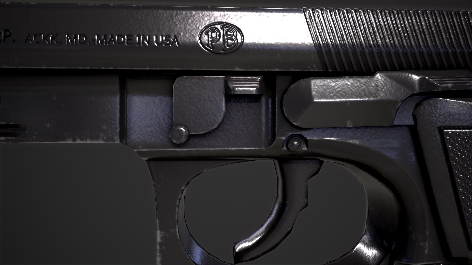 3D M9A1 Gameready Model - TurboSquid 1898949