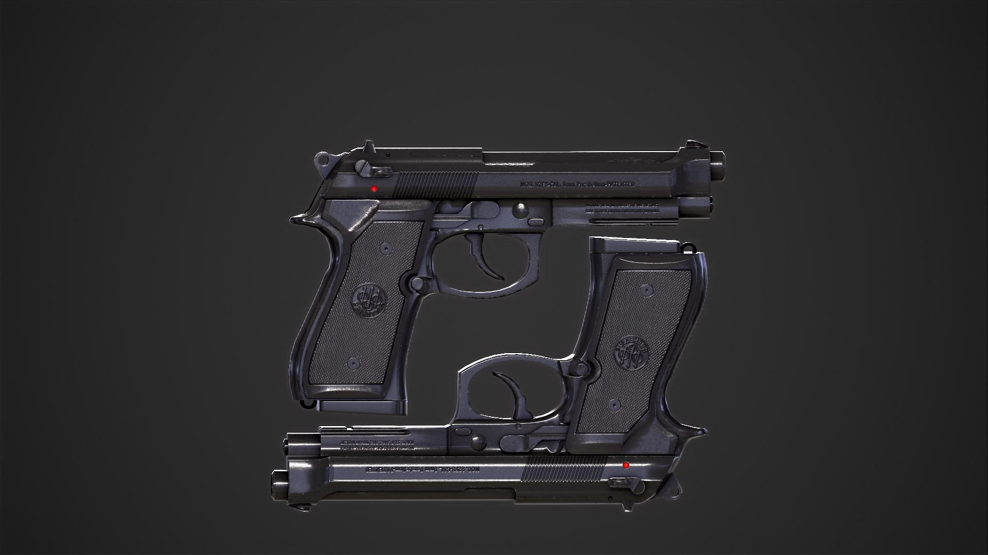 3D M9A1 Gameready Model - TurboSquid 1898949