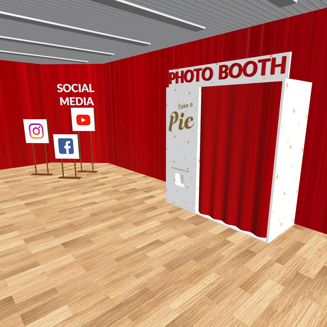 Interior Of Exhibition Booth And Hall Model - TurboSquid 1927861
